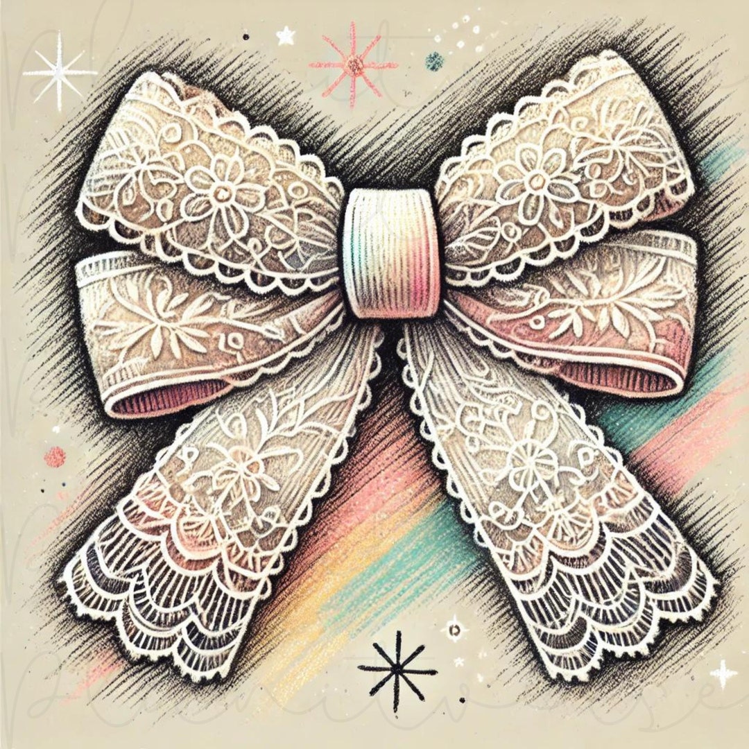 Lace Coquette, Lace Coquette Bow, Lace Coquette PNG, Coquette PNG ...