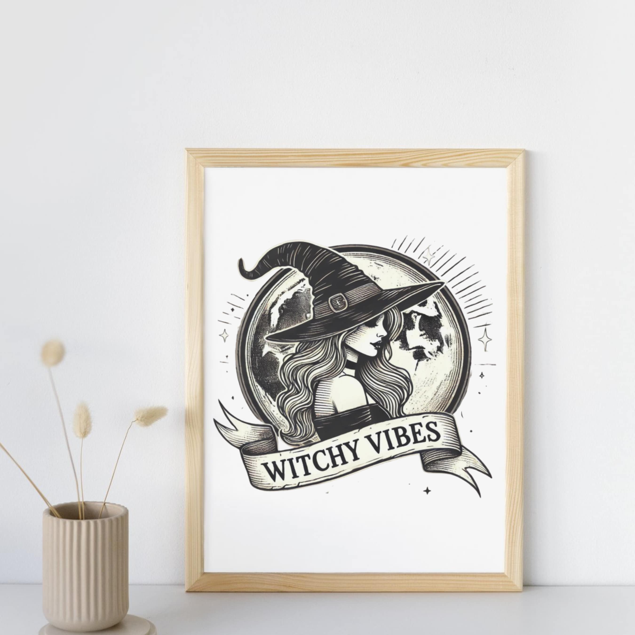 Witchy Vibes, Halloween Vibes, Witch Png, Halloween Png, Witch Clipart ...