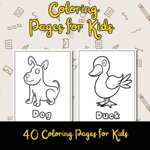 Coloring Pages for Kids, Preschool Printables, Toddler Activities ...