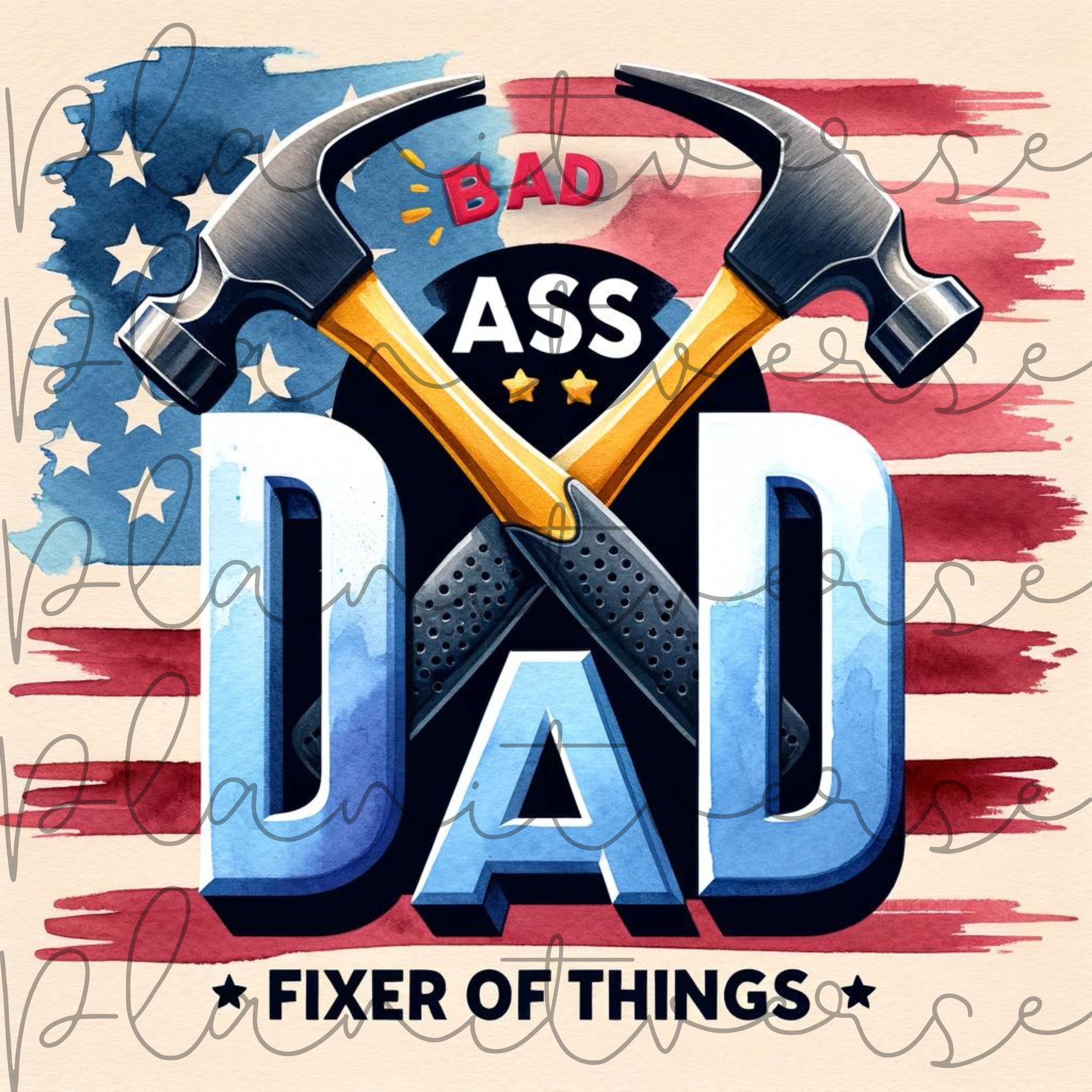 Bad Ass Dad Fixer of Things Png, Dad PNG, Fathers Day PNG, Gift for Dad ...