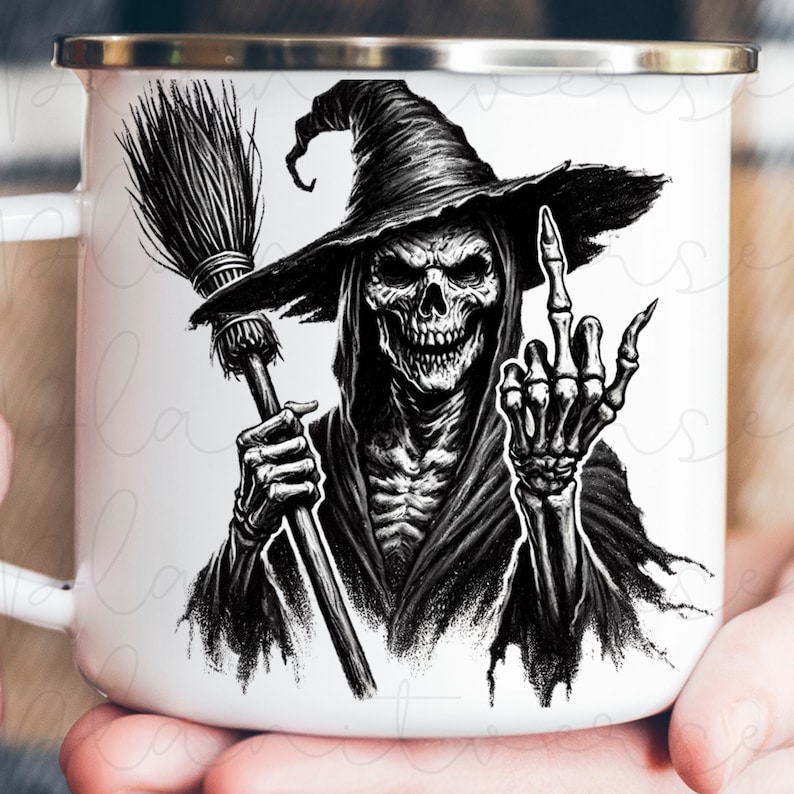 Halloween Witch, Skeleton Witch, Skull, Skull PNG, Skeleton PNG, Witch ...