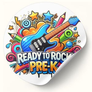Ready to Rock Pre K, Pre K PNG, Ready to Rock Png, Back to School Png ...