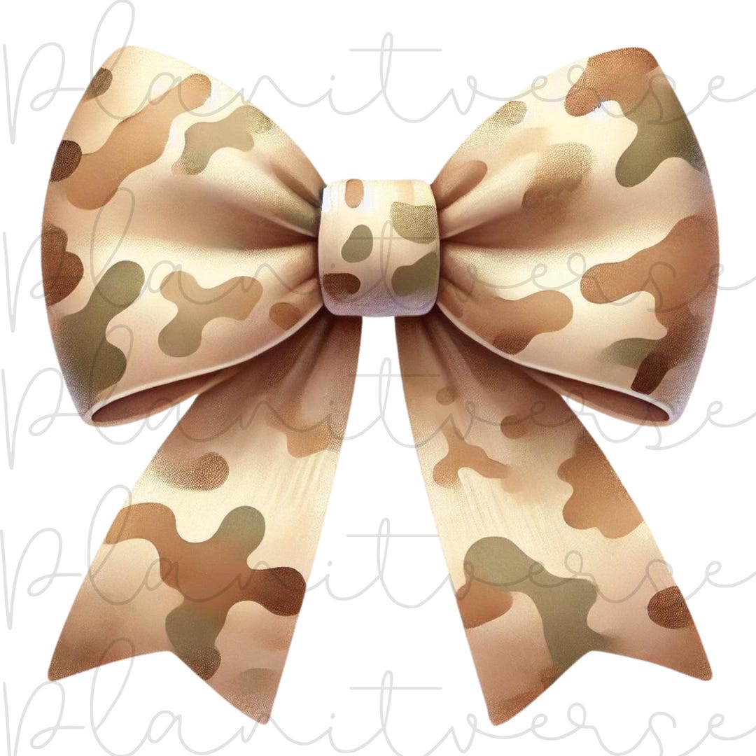 Camo Bow PNG, Camo Coquette Bow PNG, Camo Bow Clipart, Camo Bow ...