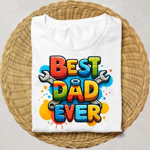Best Dad Ever PNG, Dad PNG, Fathers Day PNG, Gift for Dad, Father's Day ...