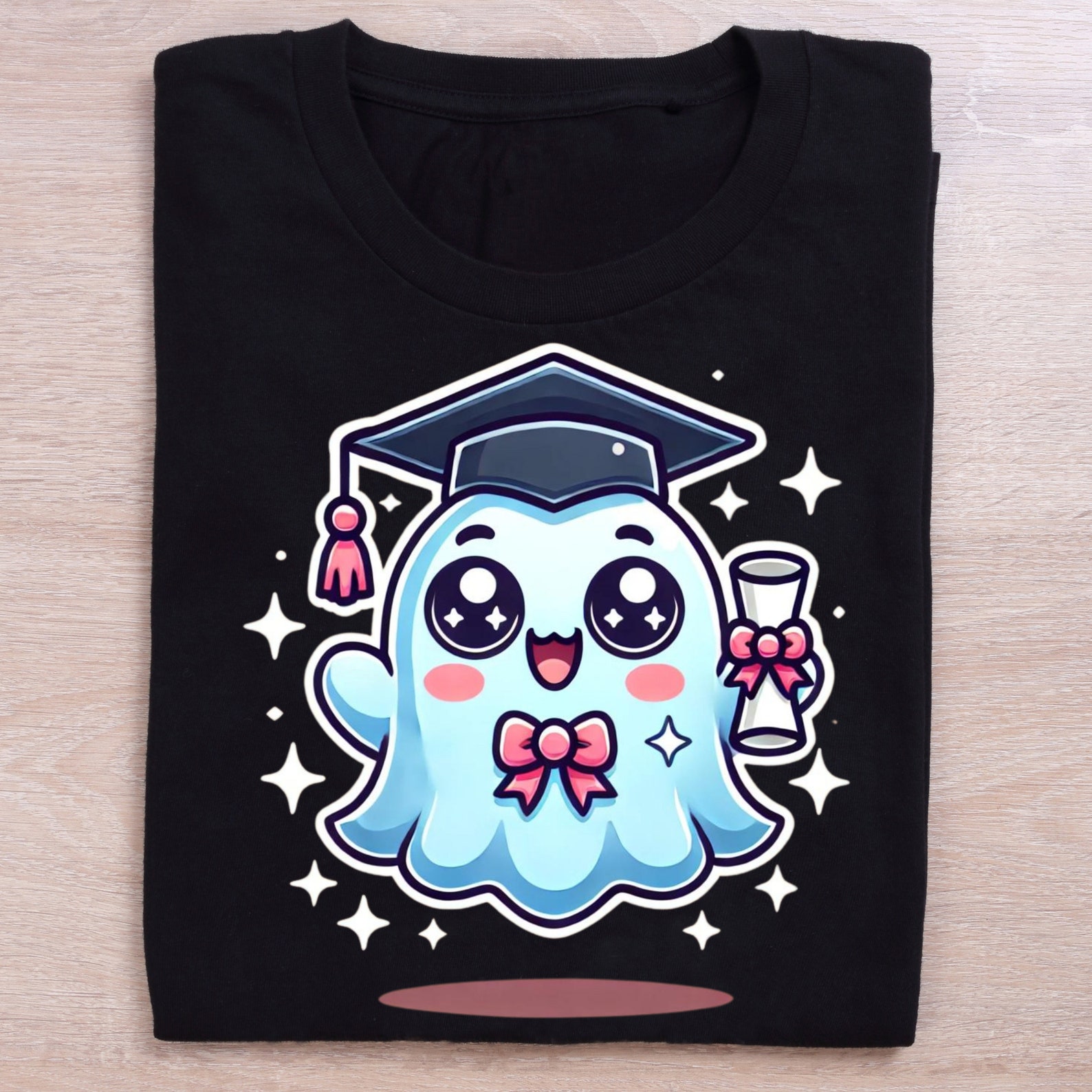Kawaii Ghost & Kitten Graduate, Gift for Graduate, Graduation Gifts ...