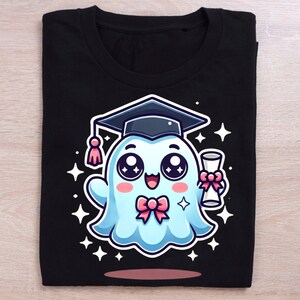 Kawaii Ghost & Kitten Graduate, Gift for Graduate, Graduation Gifts ...