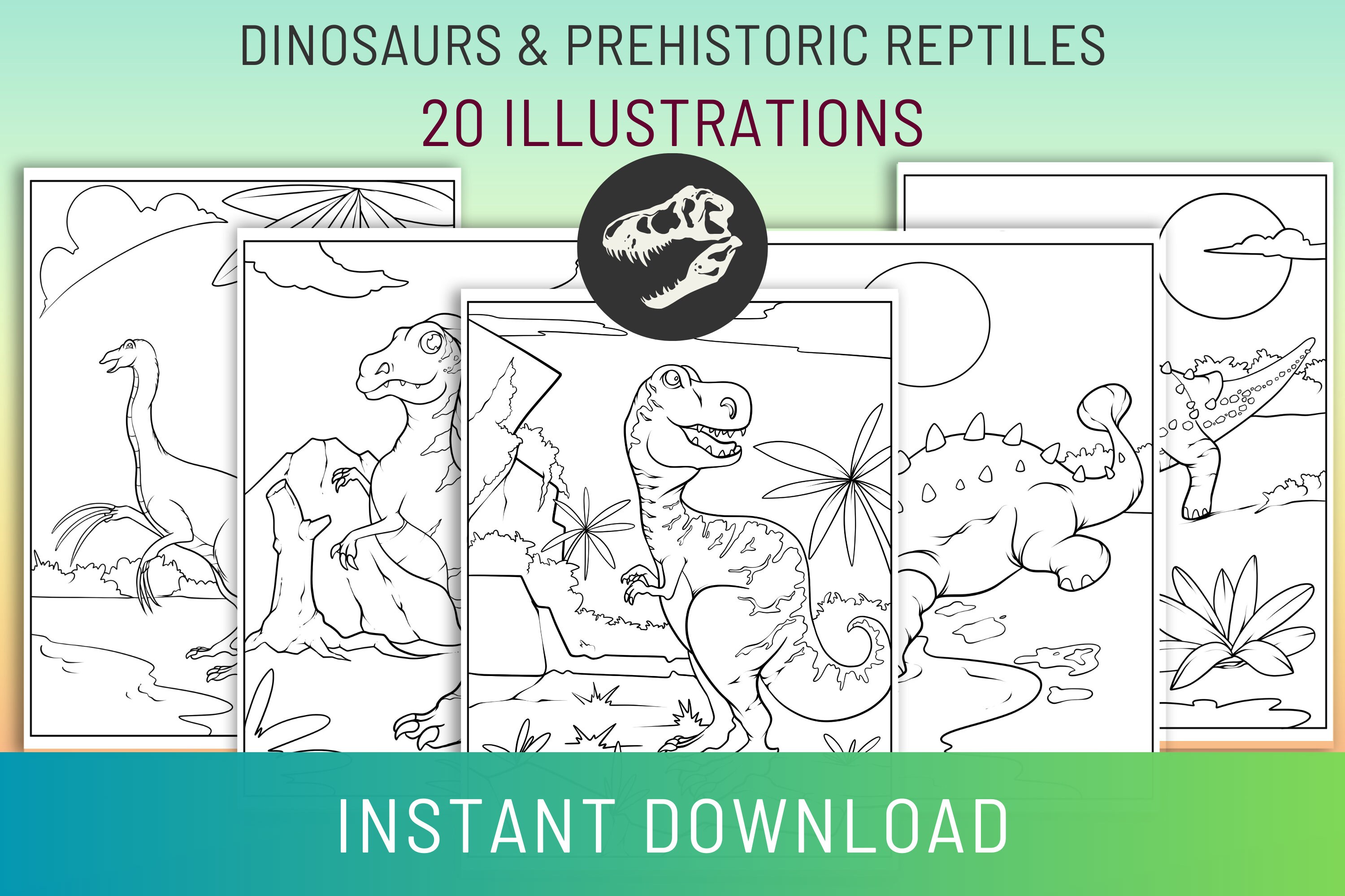 Dinosaur Coloring Pages, Coloring Book Pages, Dinosaurs Printable ...