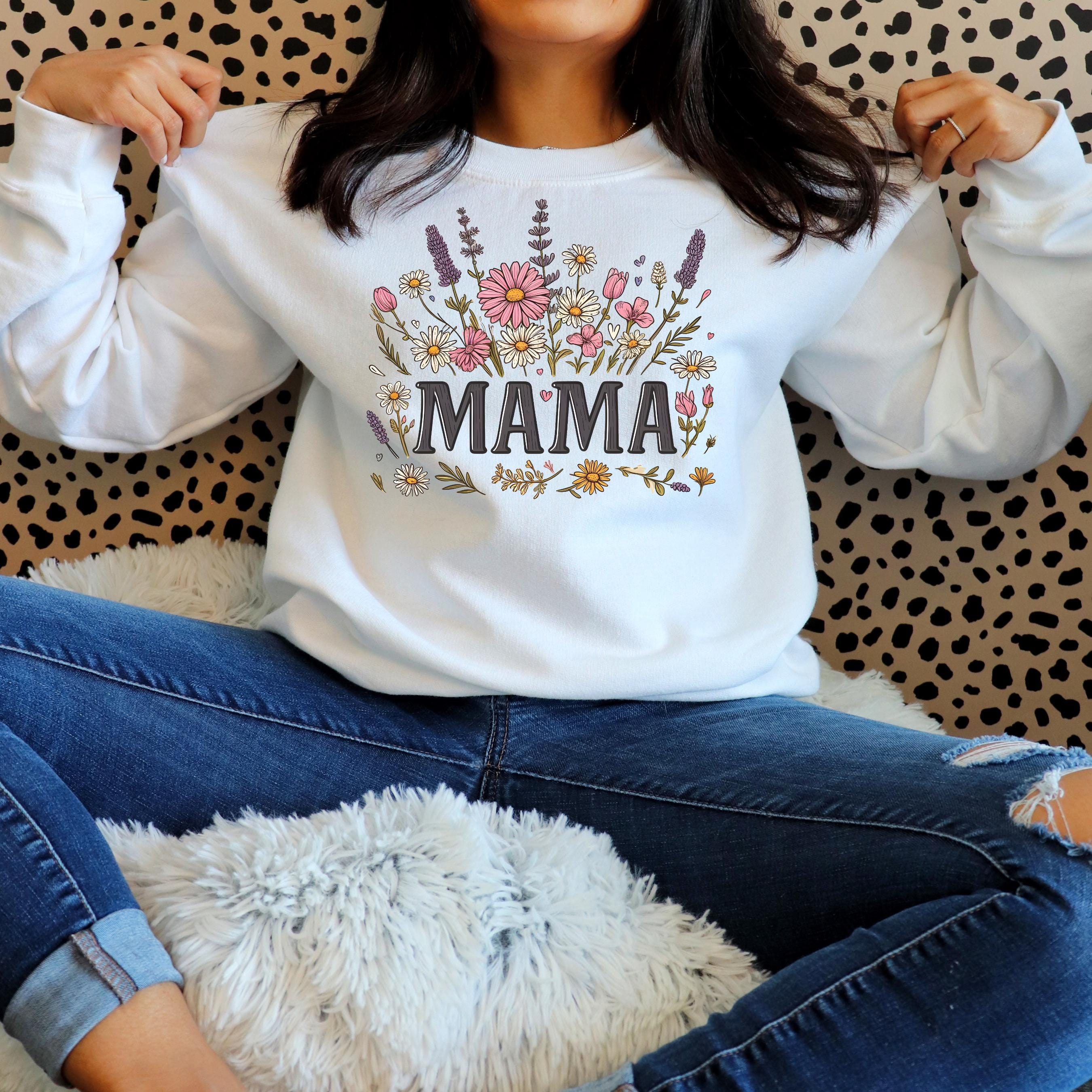 Mama PNG, Mothers Day PNG, Mom Png, Flower Png, Gift for Mom, Mom Life ...