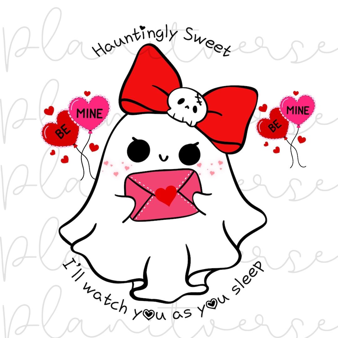 Valentine's Day Ghost Shirt Png, Funny Png, Valentines Day Sublimation ...