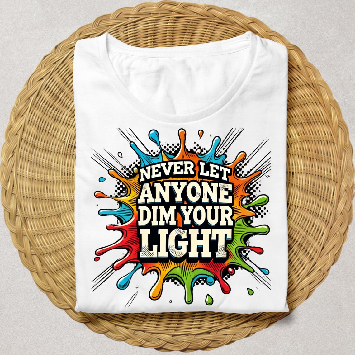Never Let Anyone Dim Your Light PNG, Inspirational Sublimation Design ...