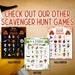 Construction Scavenger Hunt for Kids, Scavenger Hunt, Scavenger Hunt ...