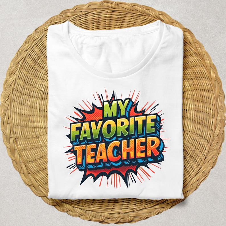 My Favorite Teacher PNG, Teacher PNG, Best Teacher Gifts, Back to ...