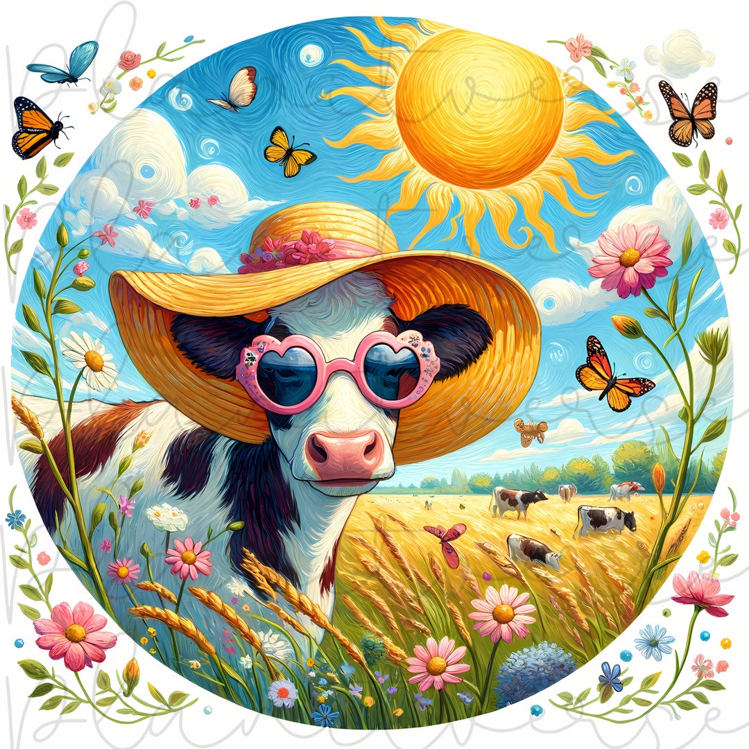 Spring Cow Png, Hello Spring PNG Designs, Spring Clipart, Spring ...