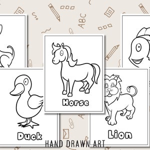 Coloring Pages for Kids, Preschool Printables, Toddler Activities ...