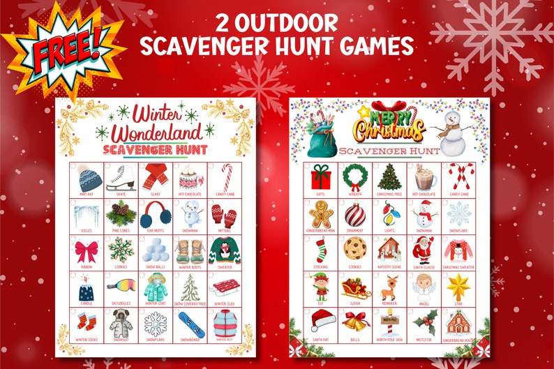 Scavenger Hunt Clues, Indoor Scavenger Hunt, Scavenger Hunt Christmas ...