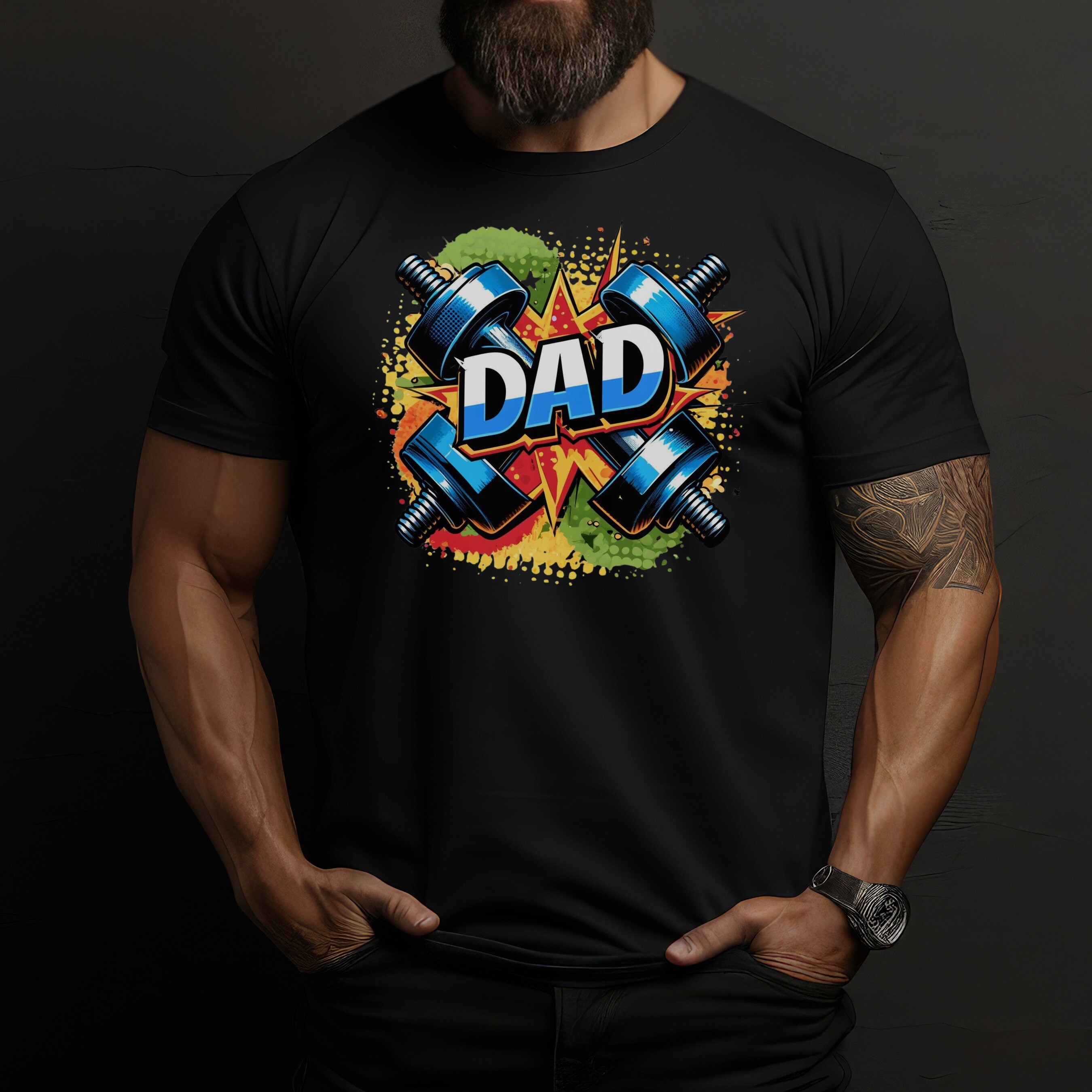 Dad PNG, Gym Png, Gym Dad, Fathers Day PNG, Daddy PNG, Gift for Dad ...