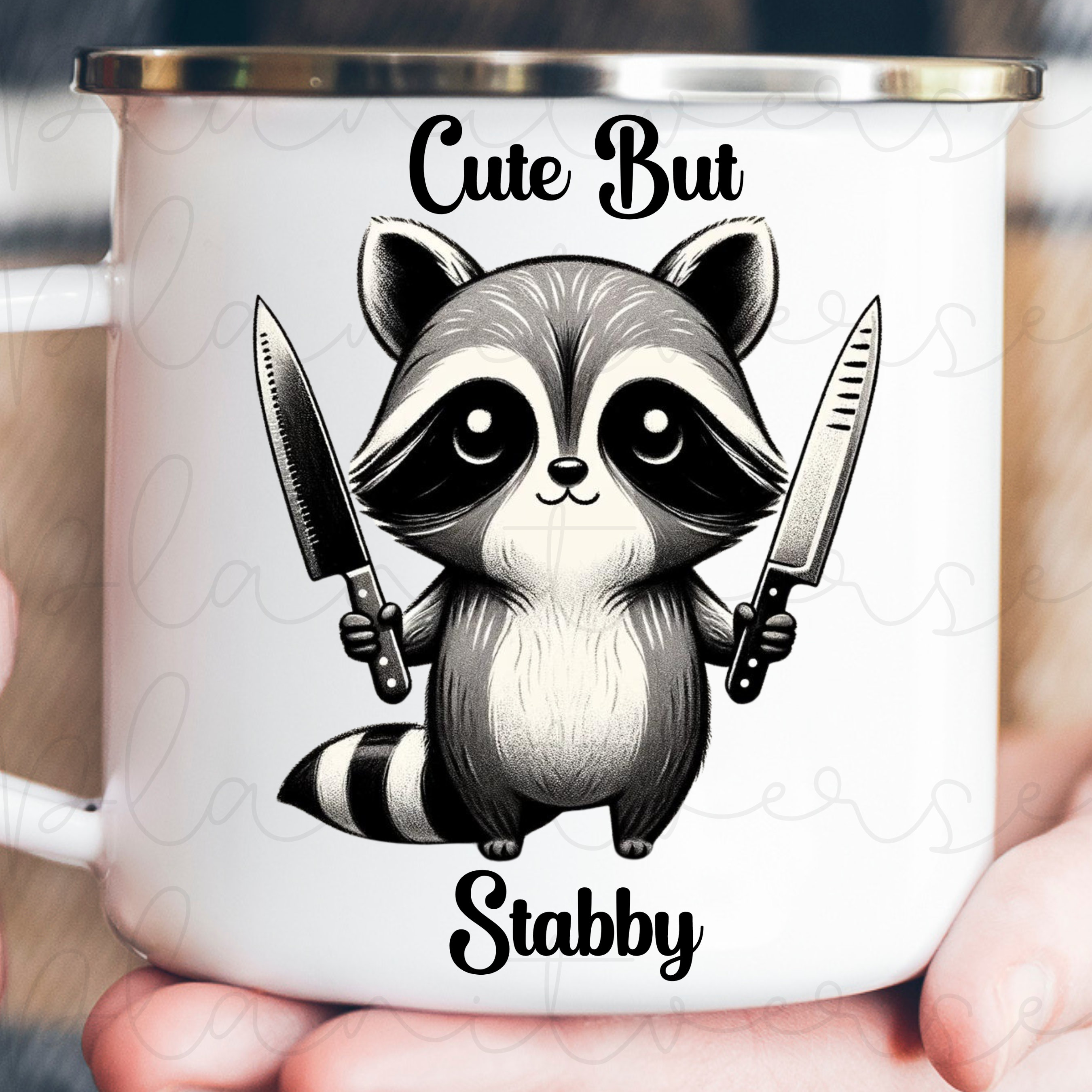 Cute but Stabby PNG, Raccoon PNG, Vintage Style Raccoon, Funny Raccoon ...