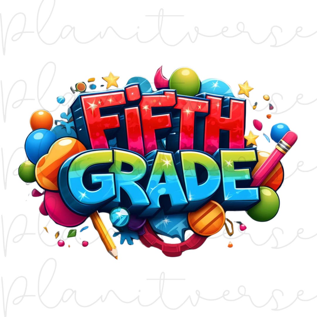 Fifth Grade PNG, Fifth Grade Teacher Shirt, Back to School PNG, Teacher ...