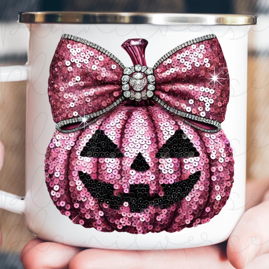 Pink Sequin Pumpkin PNG, Halloween PNG, Coquette Bow Png, Pink Jack O ...