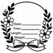 SVG Baby Birth Stat Laser Files, Baby Announcement SVG, Birth Stats ...