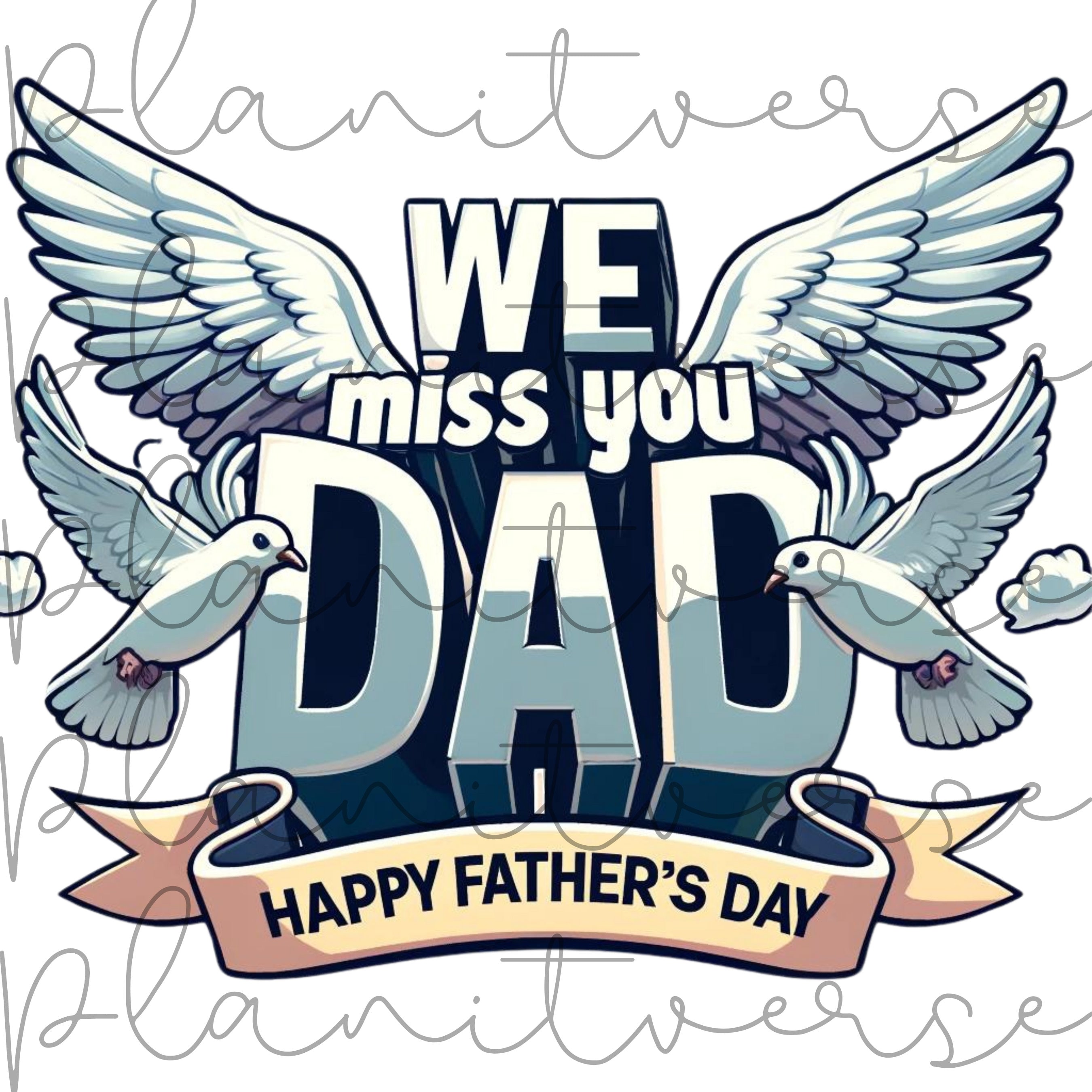 We Miss You Dad PNG, Fathers Day PNG, Rest in Peace PNG, Father's Day ...