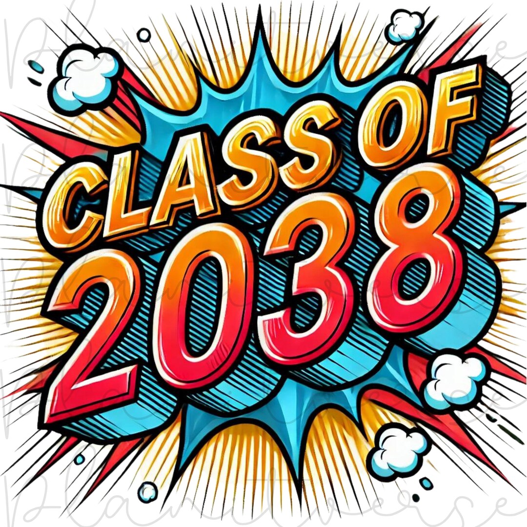 Class of 2038 PNG, First Day of School, Class of 2038, 1st Day of ...