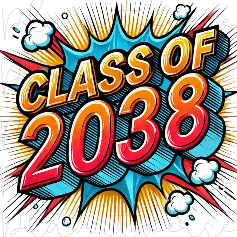 Class of 2038 PNG, First Day of School, Class of 2038, 1st Day of ...