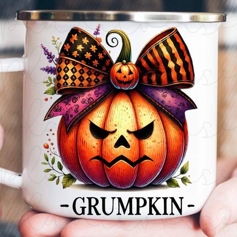 Grumpkin the Pumpkin PNG, Retro Halloween PNG, Coquette PNG ...