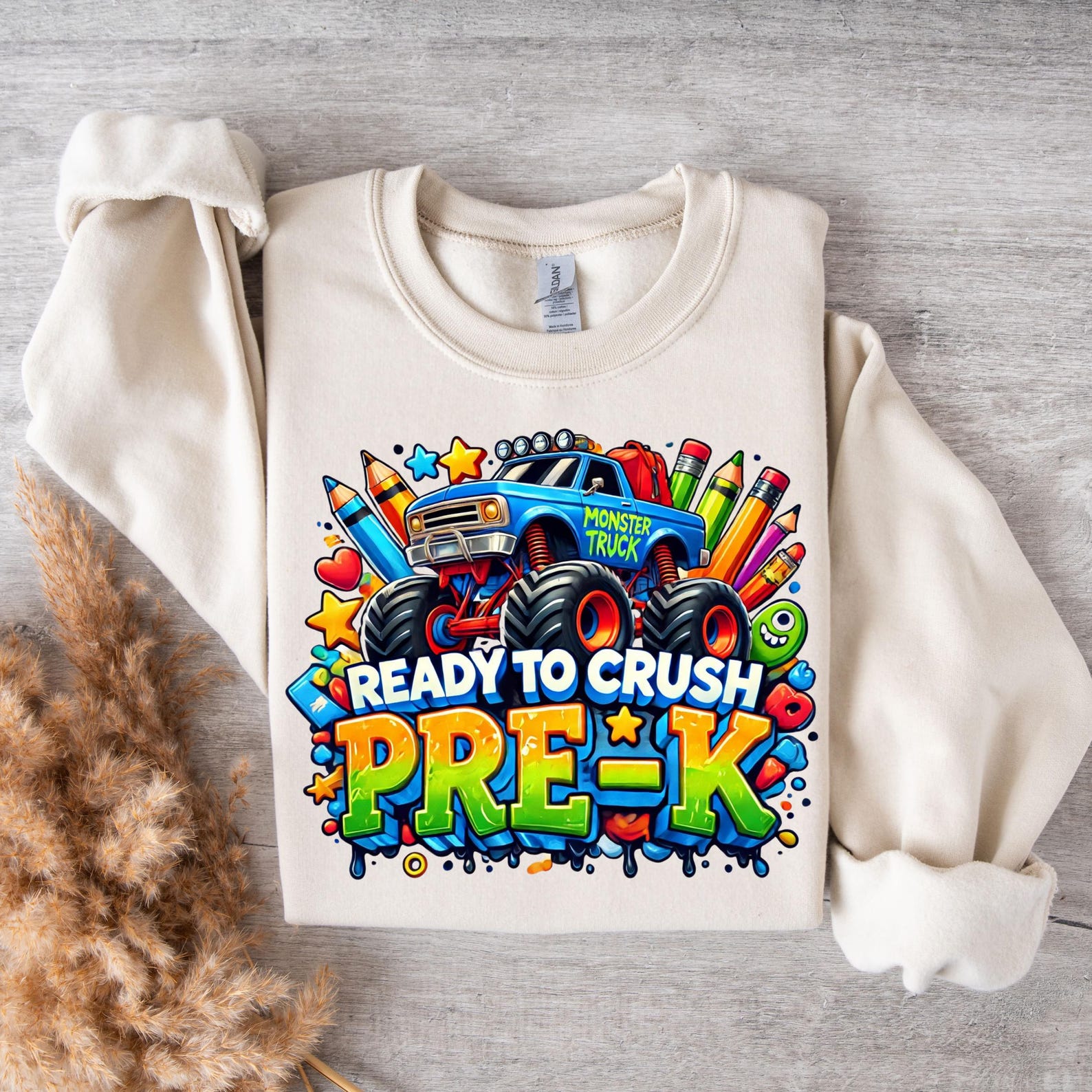 Ready to Crush Pre-k Truck PNG, Pre K PNG, Ready to Crush Pre-k, First ...