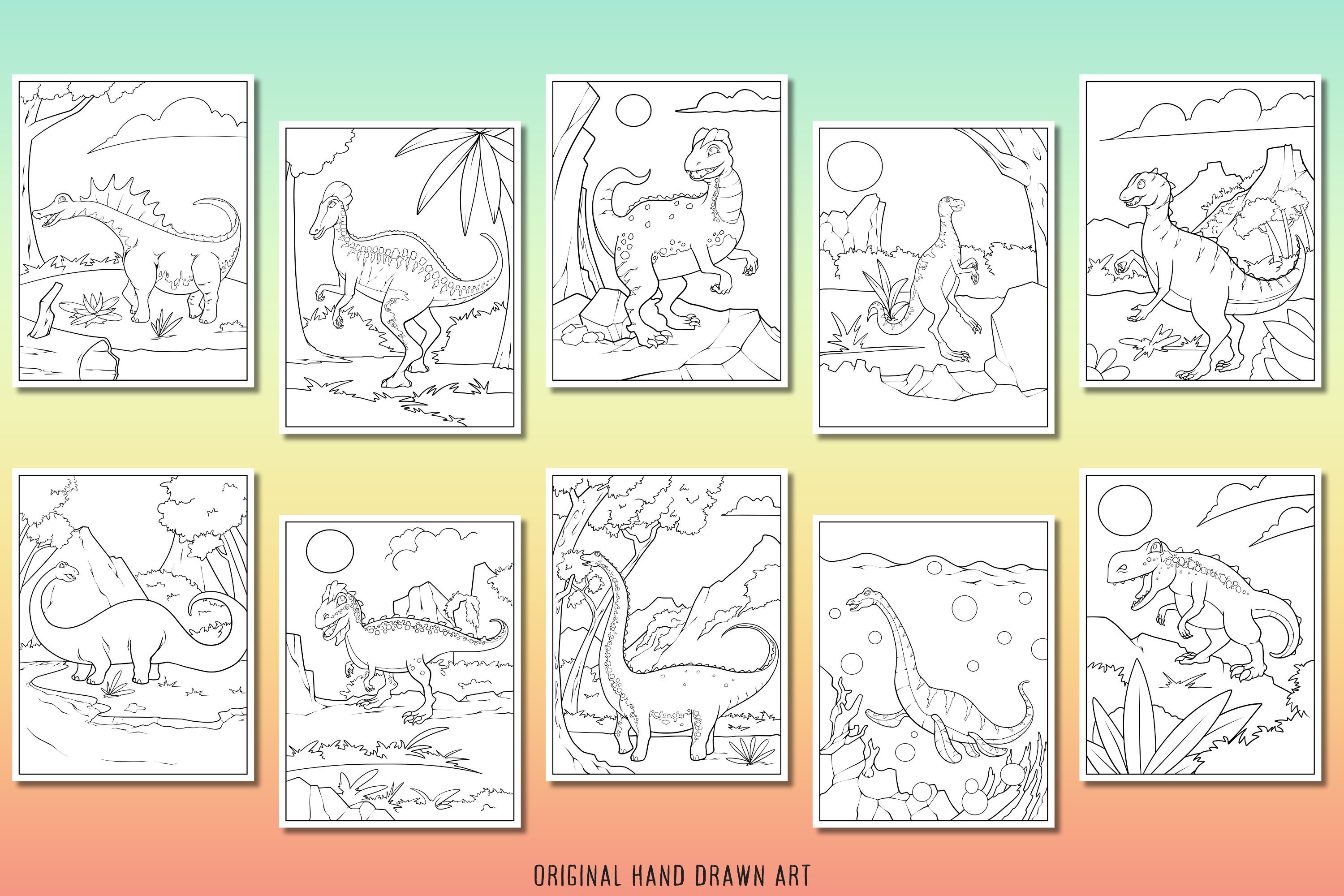 Dinosaur Coloring Pages, Coloring Book Pages, Dinosaurs Printable ...