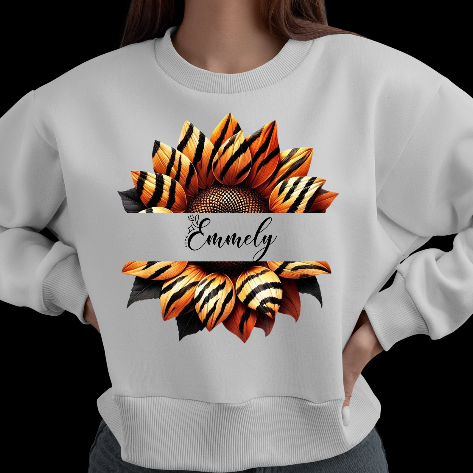 Custom Sunflower, Sunflower PNG, Split Sunflower PNG, Png File for ...
