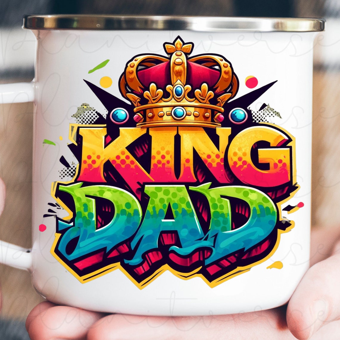King Dad PNG, Fathers Day PNG, Gift for Dad, Dad Clipart, Sublimation ...