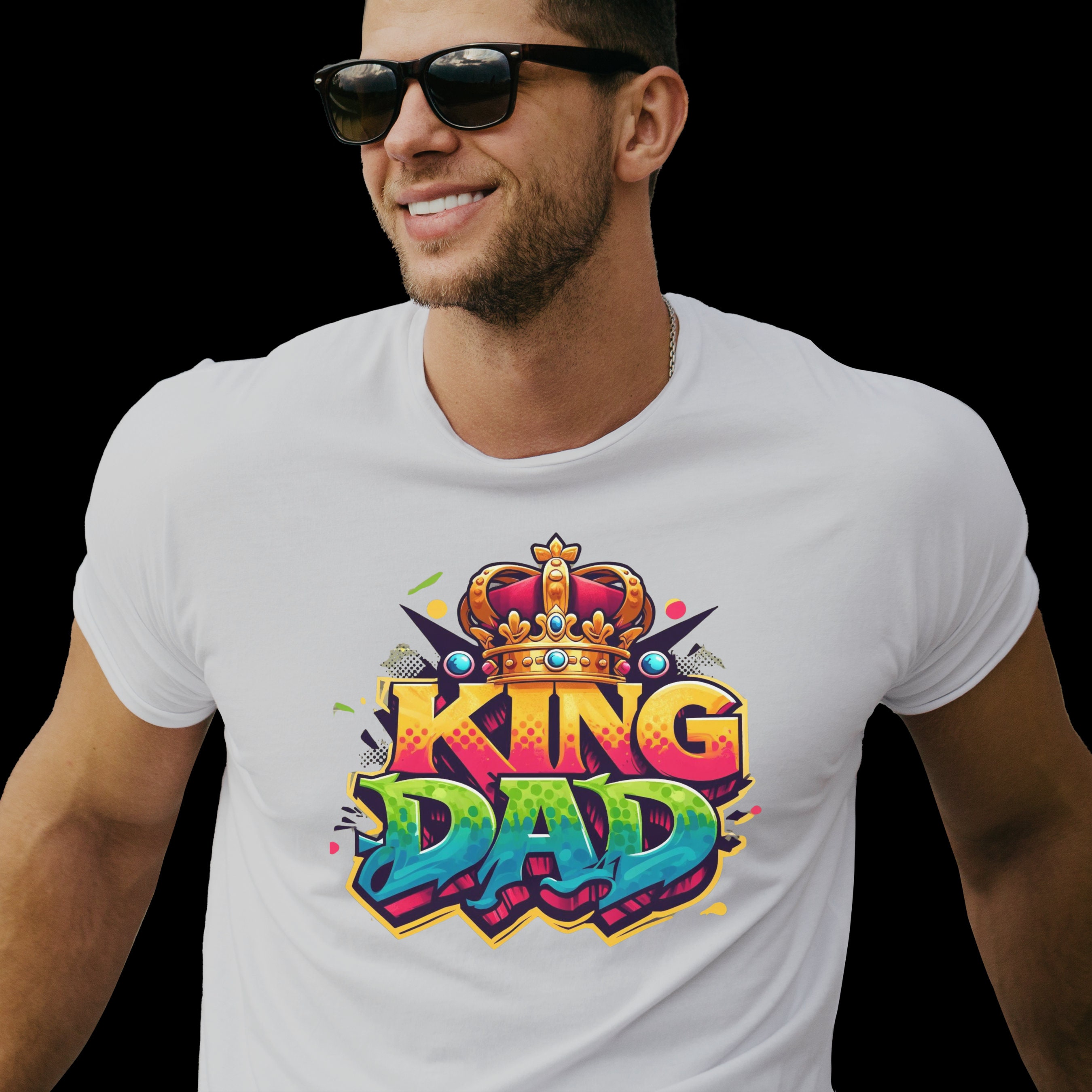 King Dad PNG, Fathers Day PNG, Gift for Dad, Dad Clipart, Sublimation ...