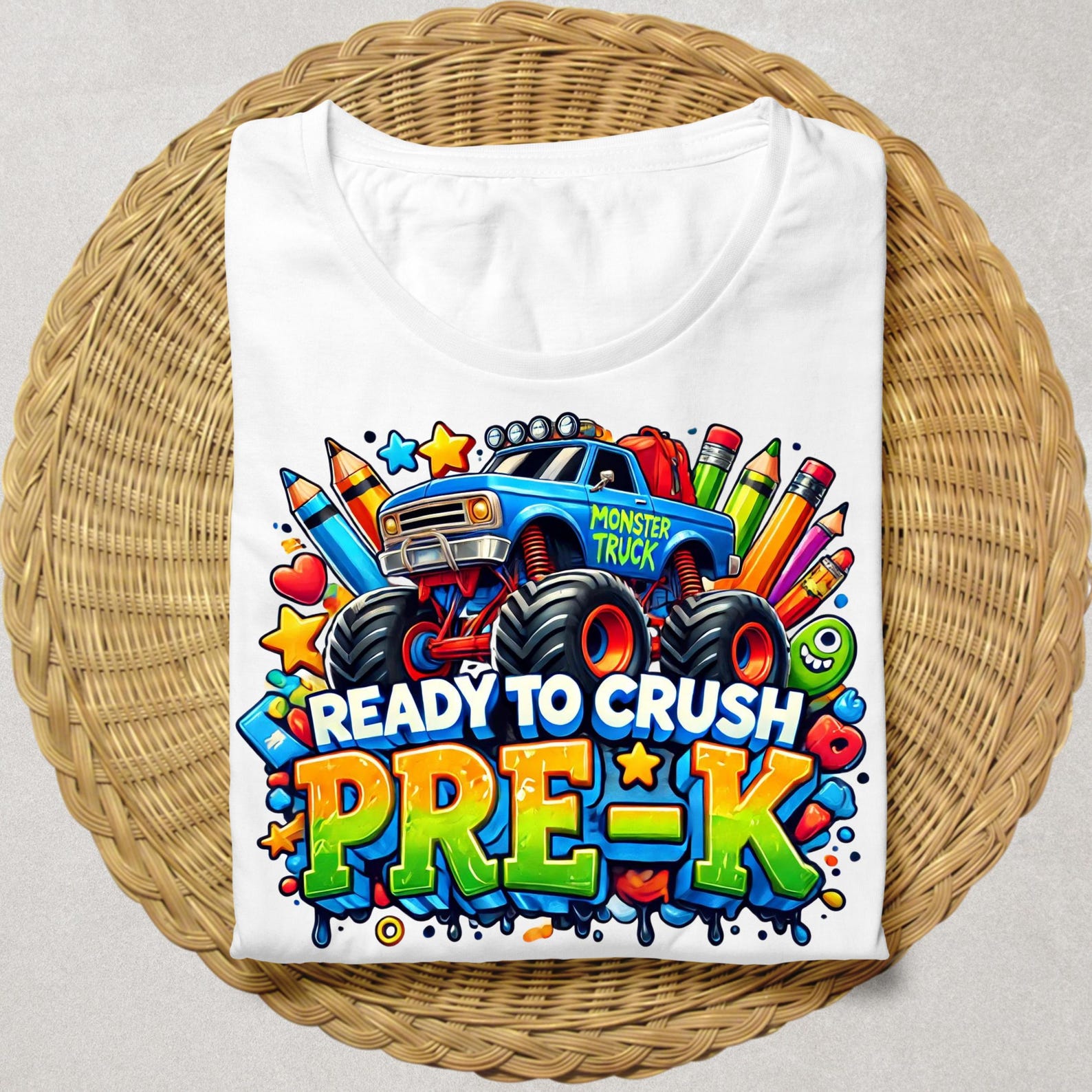 Ready to Crush Pre-k Truck PNG, Pre K PNG, Ready to Crush Pre-k, First ...