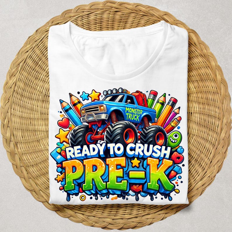 Ready to Crush Pre-k Truck PNG, Pre K PNG, Ready to Crush Pre-k, First ...