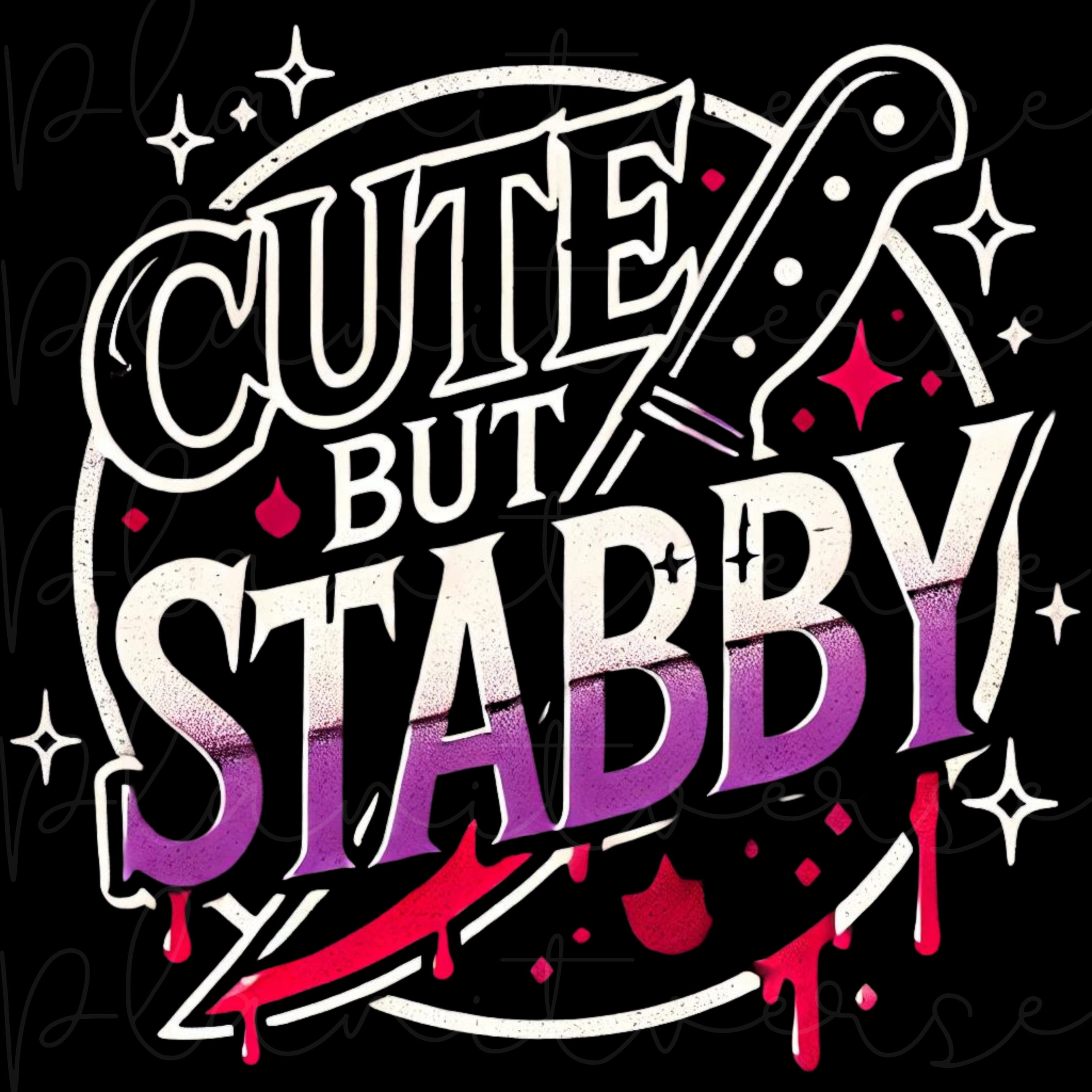 Cute but Stabby PNG, Halloween PNG, Halloween, Horror Png, Retro Png ...
