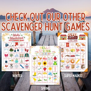 Scavenger Hunt, Lake Scavenger Hunt for Kids, Scavenger Hunt for Kids ...