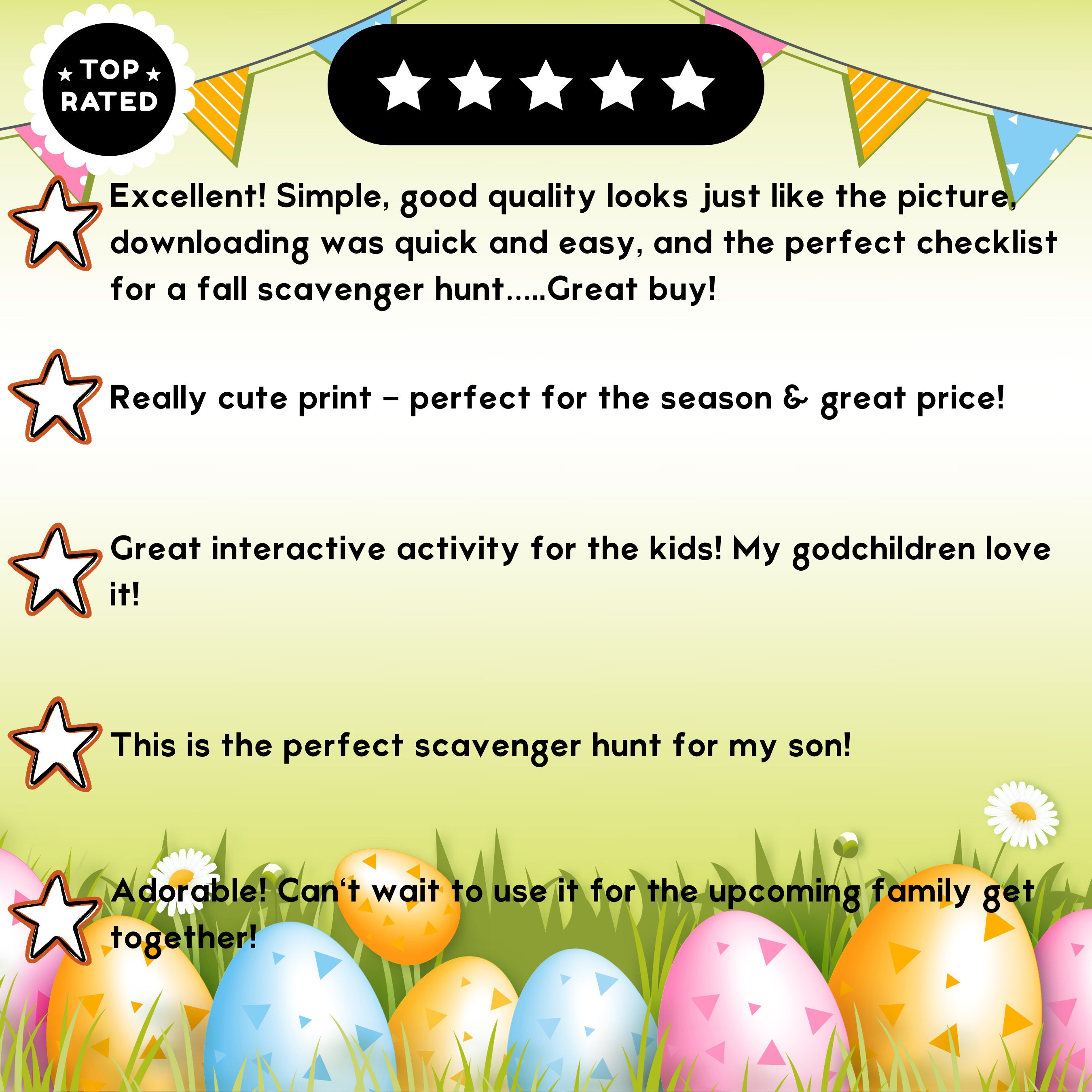 Scavenger Hunt, Easter Egg Scavenger Hunt, Scavenger Hunt for Kids ...