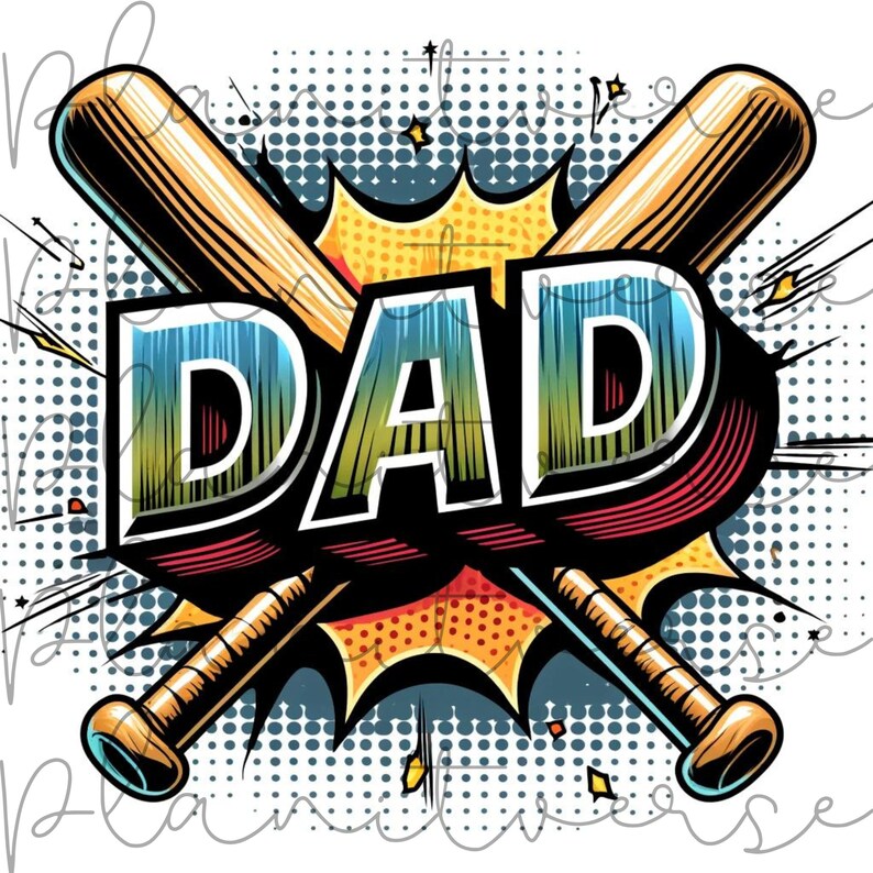 Baseball Dad, Dad PNG, Dad Gifts, Fathers Day PNG, Daddy PNG, Gift for ...