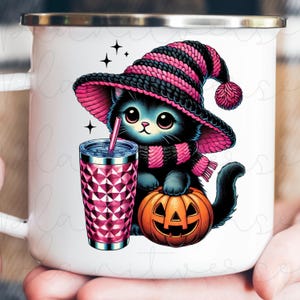 Cat Witch PNG, Halloween PNG, Witchy Cat Png, Halloween Sublimation ...