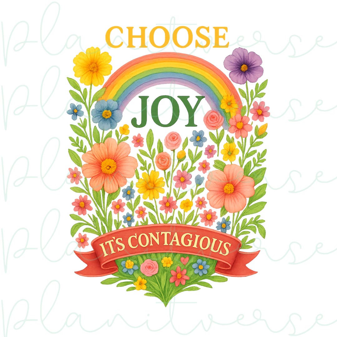 Choose Joy It's Contagious PNG, Joy PNG, Choose Joy Sublimation ...