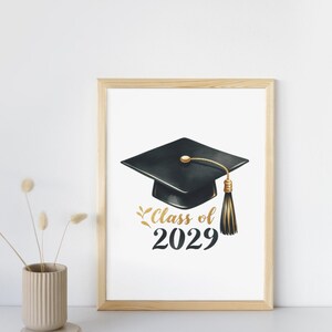 Class of 2029, Gift for Graduate, Graduation Gifts, 2029 Graduation PNG ...