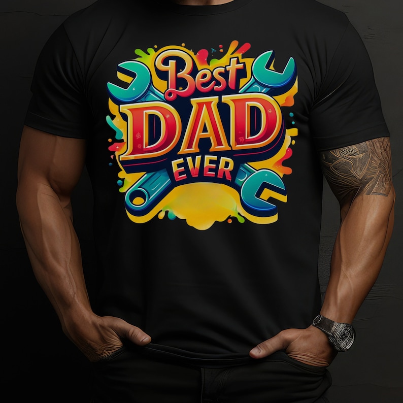 Best Dad Ever PNG, Dad PNG, Fathers Day PNG, Gift for Dad, Father's Day ...