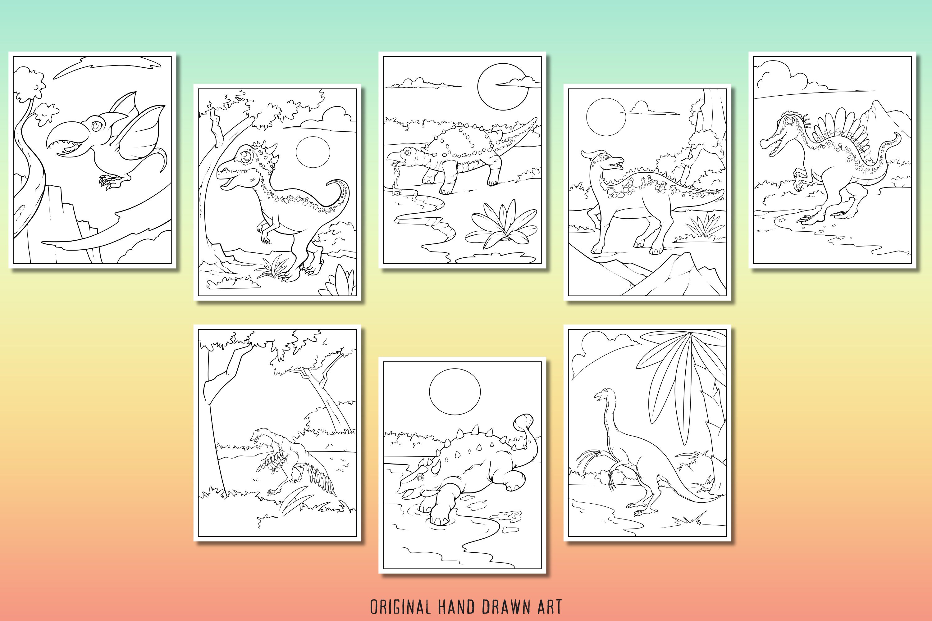 Dinosaur Coloring Pages, Coloring Book Pages, Dinosaurs Printable ...