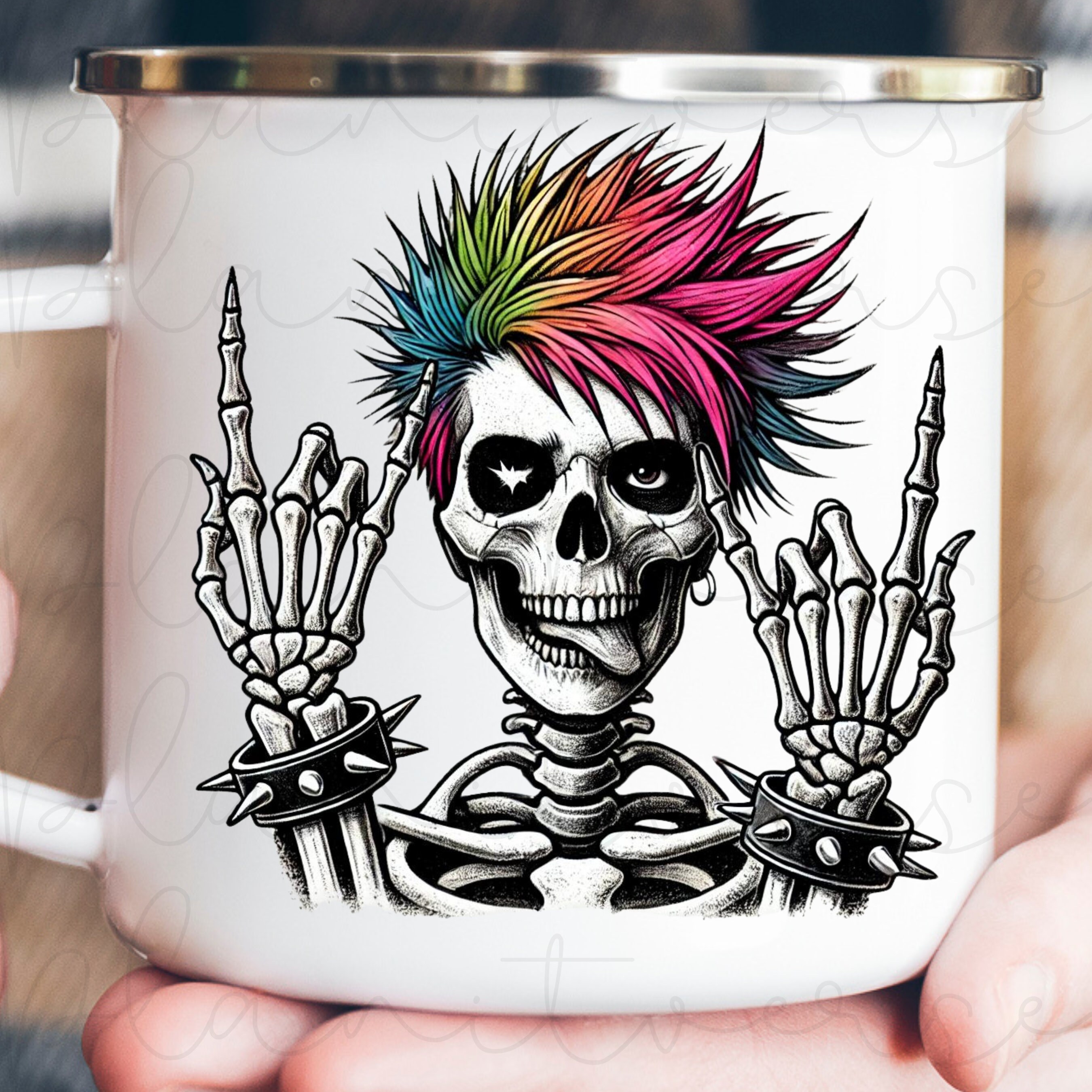 Skull, Skull PNG, Skeleton PNG, Punk Rocker, Skeleton Clipart, Rock and ...