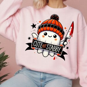 Cute but Stabby PNG, Halloween PNG, Halloween, Horror Png, Retro Png ...