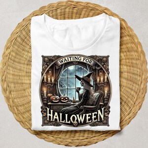 Just Waiting for Halloween PNG, Funny Halloween Png, Spooky Summer ...