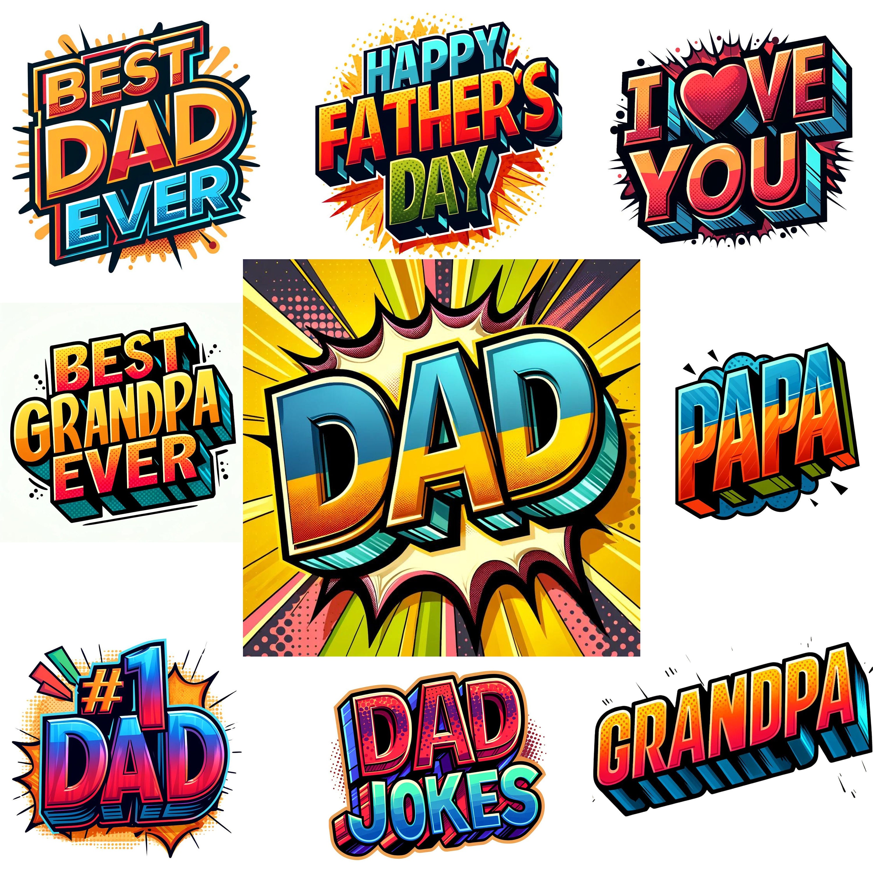 Dad PNG, Fathers Day PNG, Daddy PNG, Gift for Dad, Dad Clipart ...
