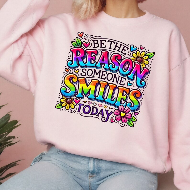 Be the Reason Someone Smiles Today PNG, Positive Affirmations PNG ...