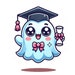 Kawaii Ghost & Kitten Graduate, Gift for Graduate, Graduation Gifts ...